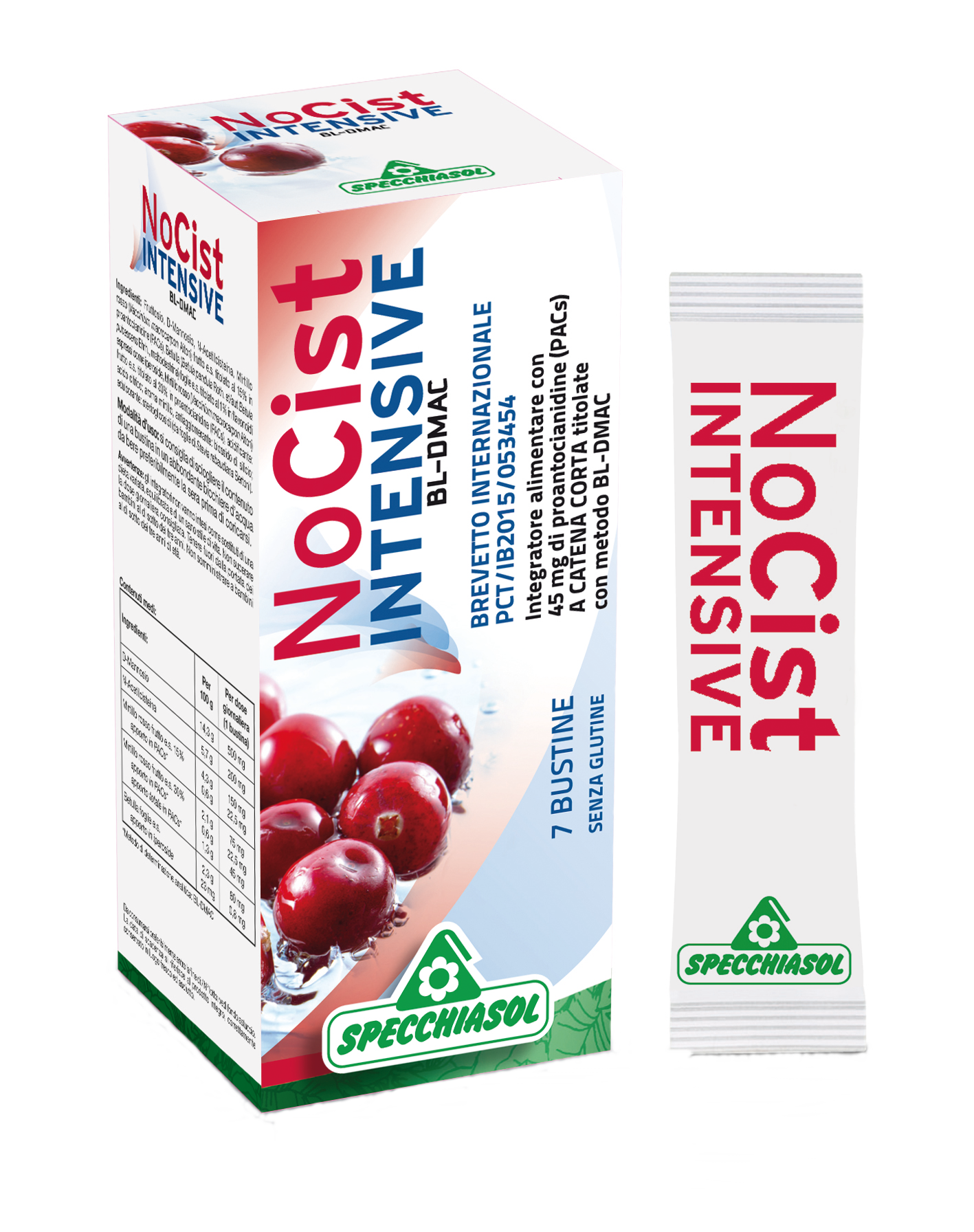 NOCIST INTESNIVE-7 SOBRES-SPECCHIASOL - Arganium Natural