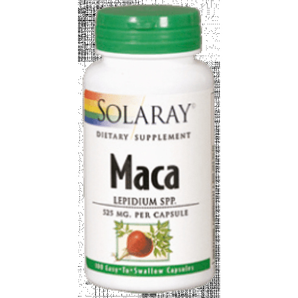 MACA 525 MG- 100 CÁPSULAS SOLARAY - Arganium Natural