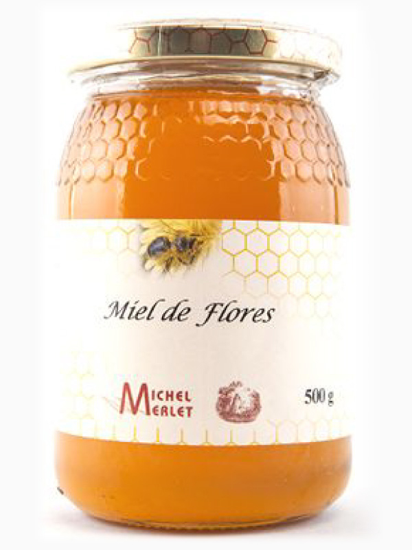MIEL DE FLORES 500 GR MICHEL MERLET (MIEL CRUDA) - Arganium Natural
