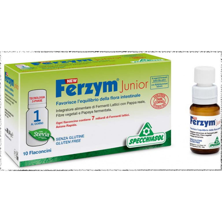 FERZYM PLUS JUNIOR- 10 VIALES/ 8 ML- SPECCHIASOL - Arganium Natural