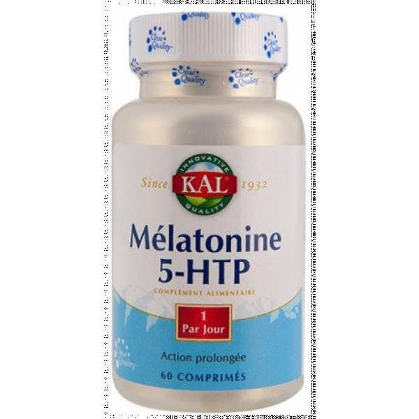 MELATONIN 1,9 + 5HTP - 60 CÁPSULAS A/R KAL - Arganium Natural