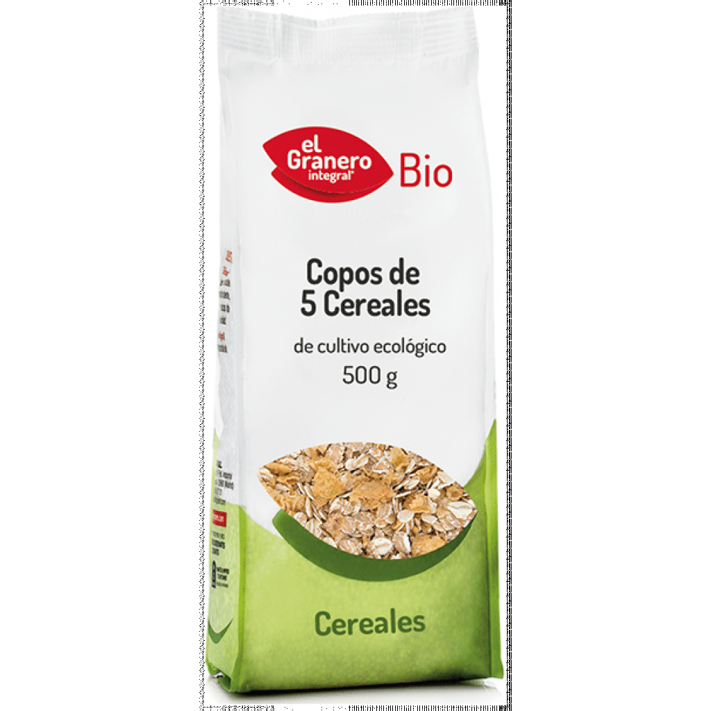 COPOS 5 CEREALES BIO 500 GR EL GRANERO - Arganium Natural
