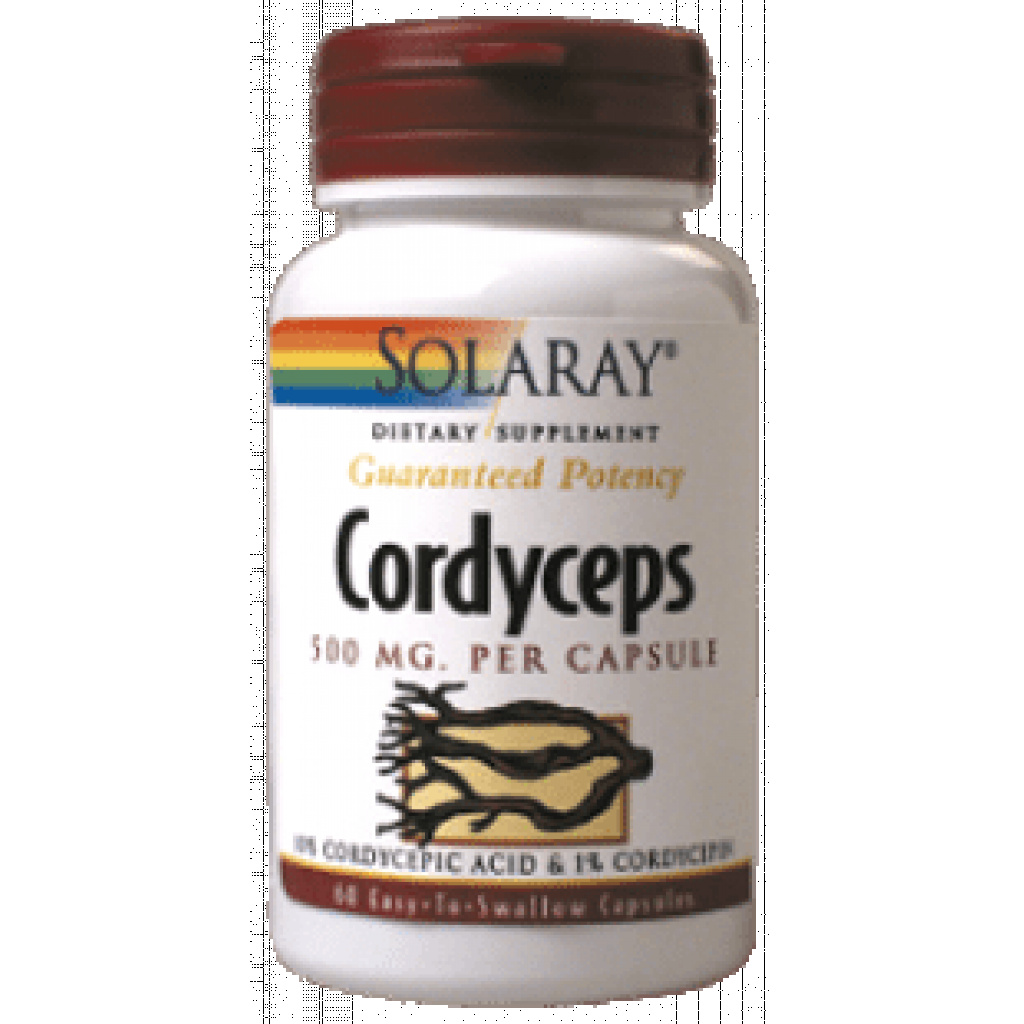 CORDYCEPS 500 MG- 60 CÁPSULAS VEGETALES SOLARAY - Arganium Natural